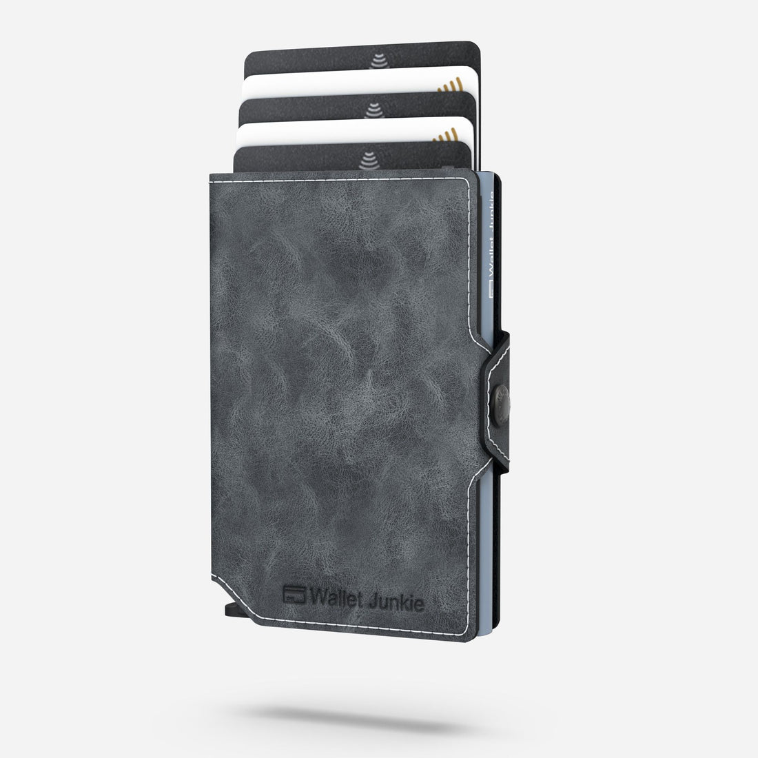 Wallet Junkie Premium Pop Up Wallet Space Grey - Slim RFID Blocking ...