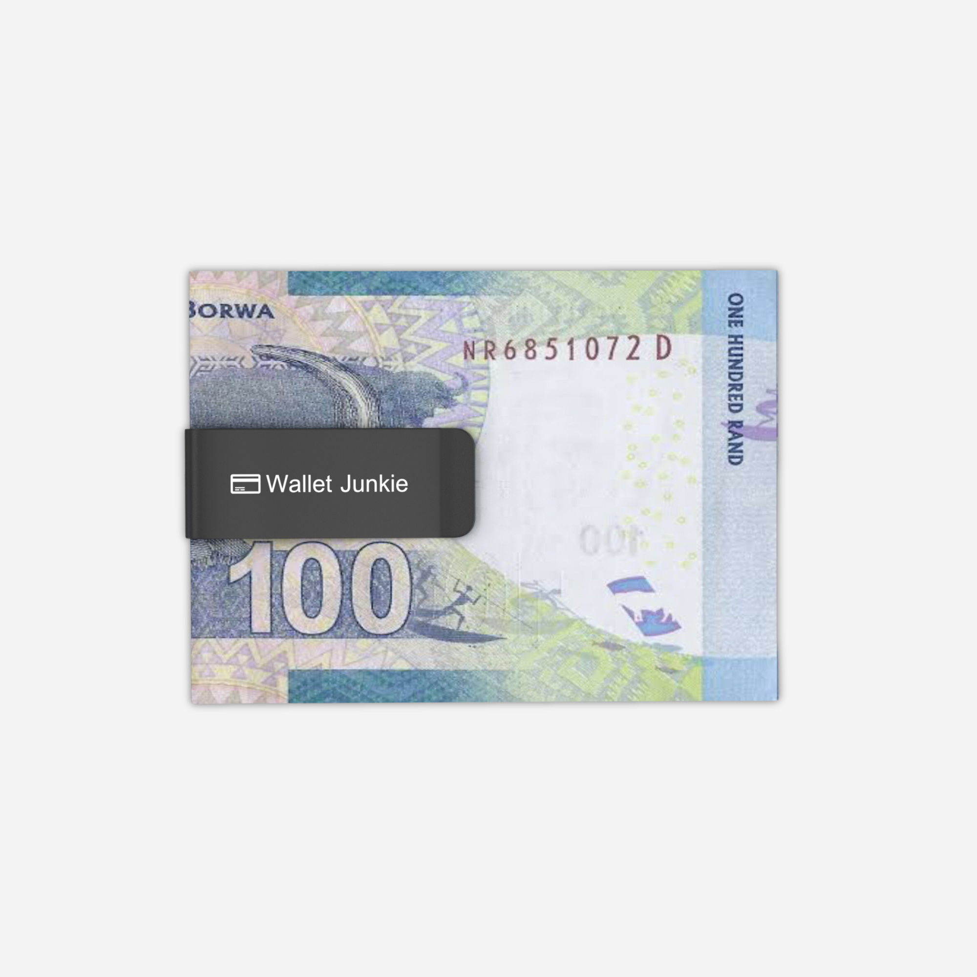 Wallet Junkie Cash Clip - Holds 1-20 notes